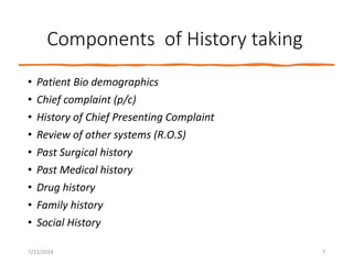 History Taking the foundation of your diagnosis | PDF