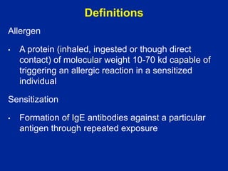 History taking allergy and asthma in pediatrics | PDF