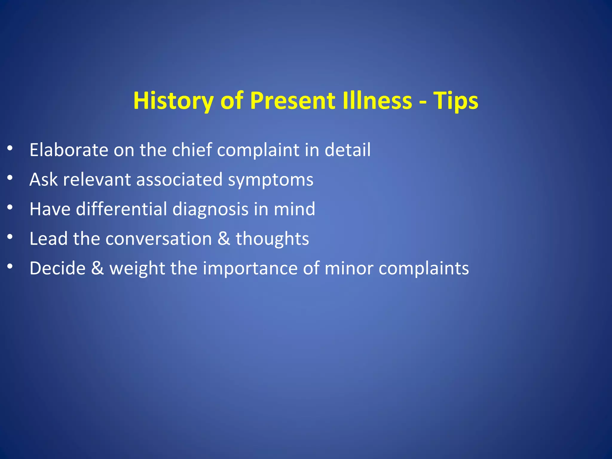 Ophthalmic history taking | PPT