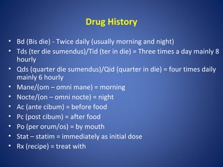 Ophthalmic history taking | PPT