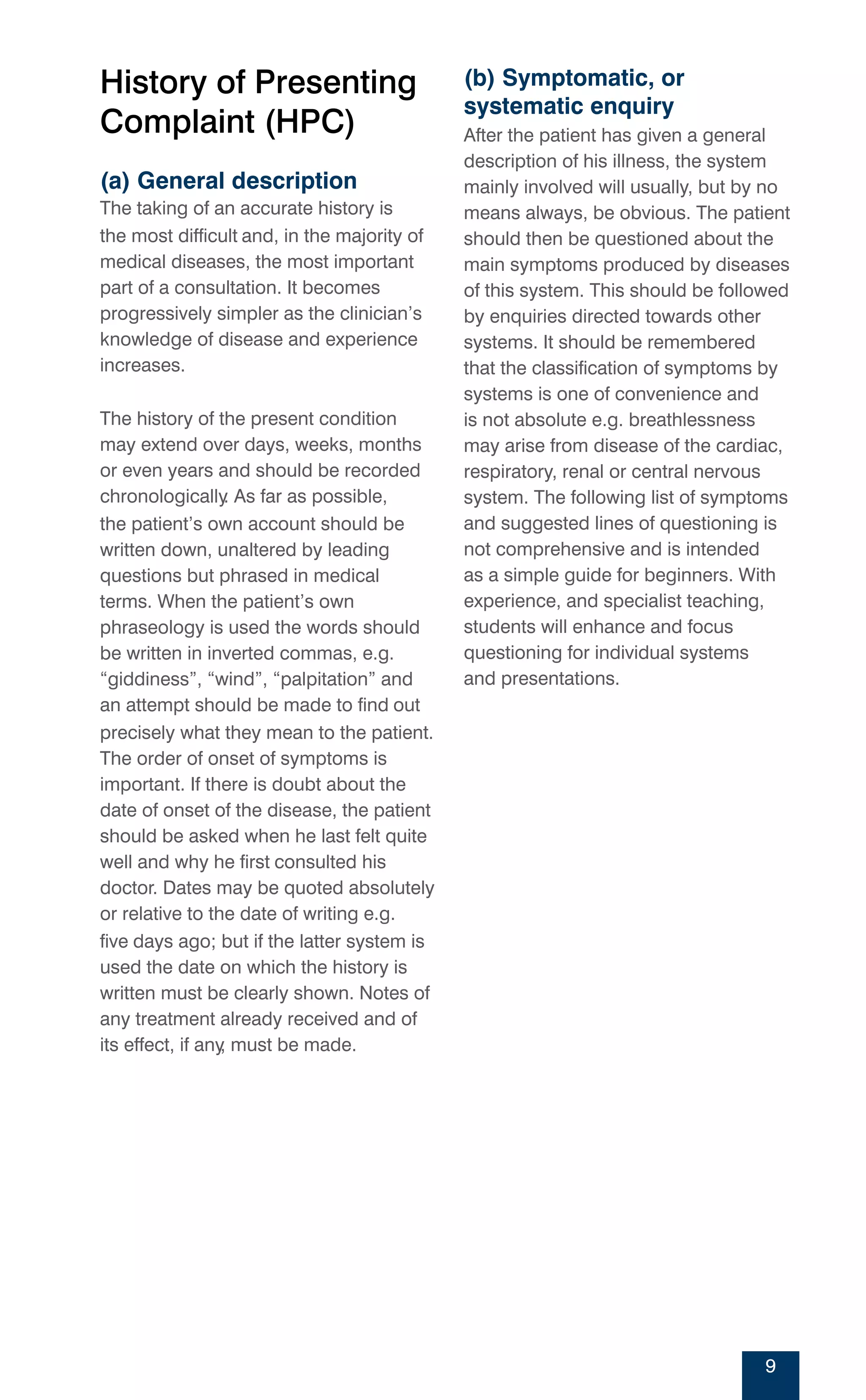 History taking a complete guide for all systems (clinical history ...