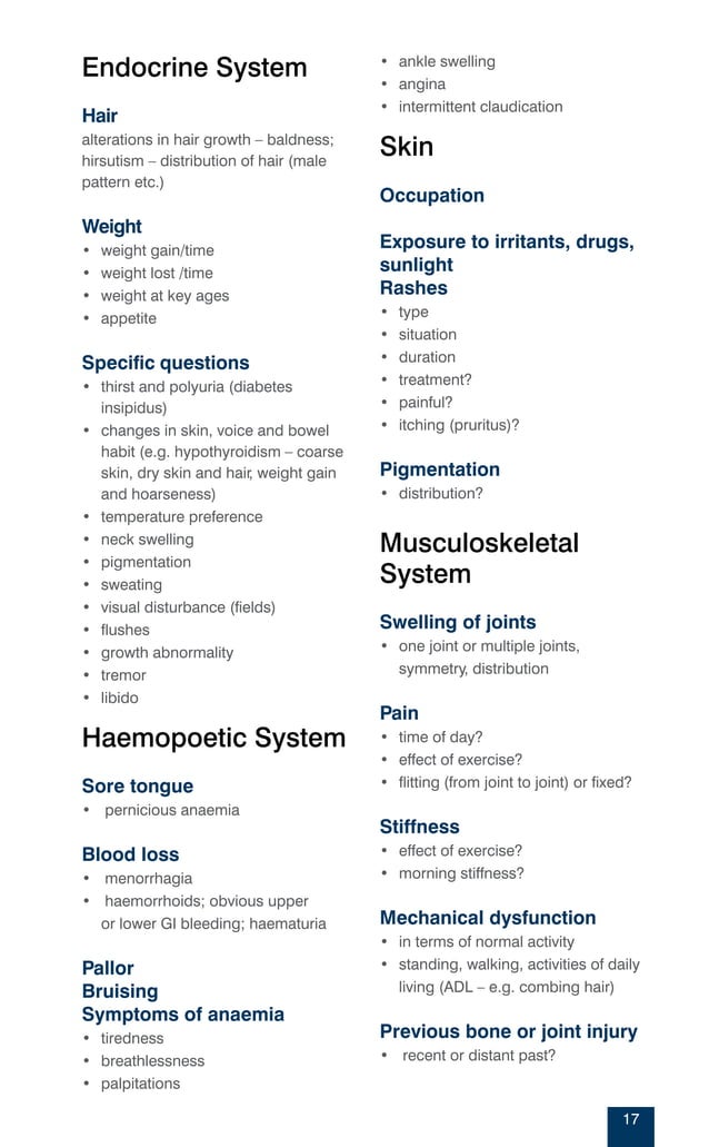 History taking a complete guide for all systems (clinical history ...