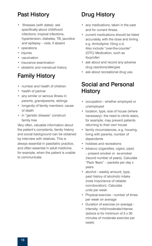 History taking a complete guide for all systems (clinical history ...