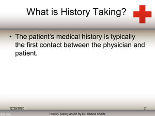History taking an art | PDF
