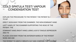 History taking and examination of nose and pns | PPT