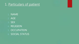 History taking and examination of swelling | PPTX