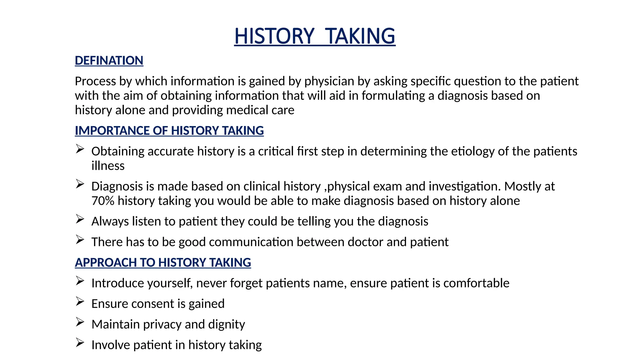 HISTORY TAKING AND PHYSICAL EXAM.pptxhft | PPTX