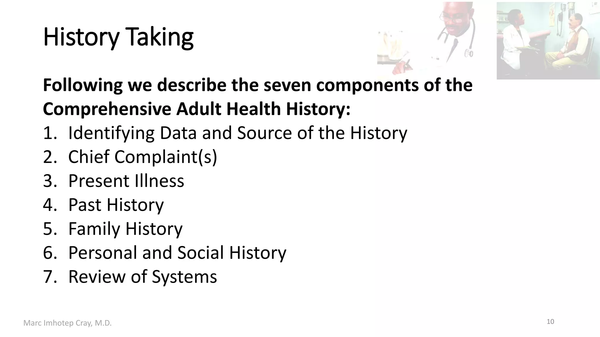 History Taking and Physical Examination- An Overview | PDF