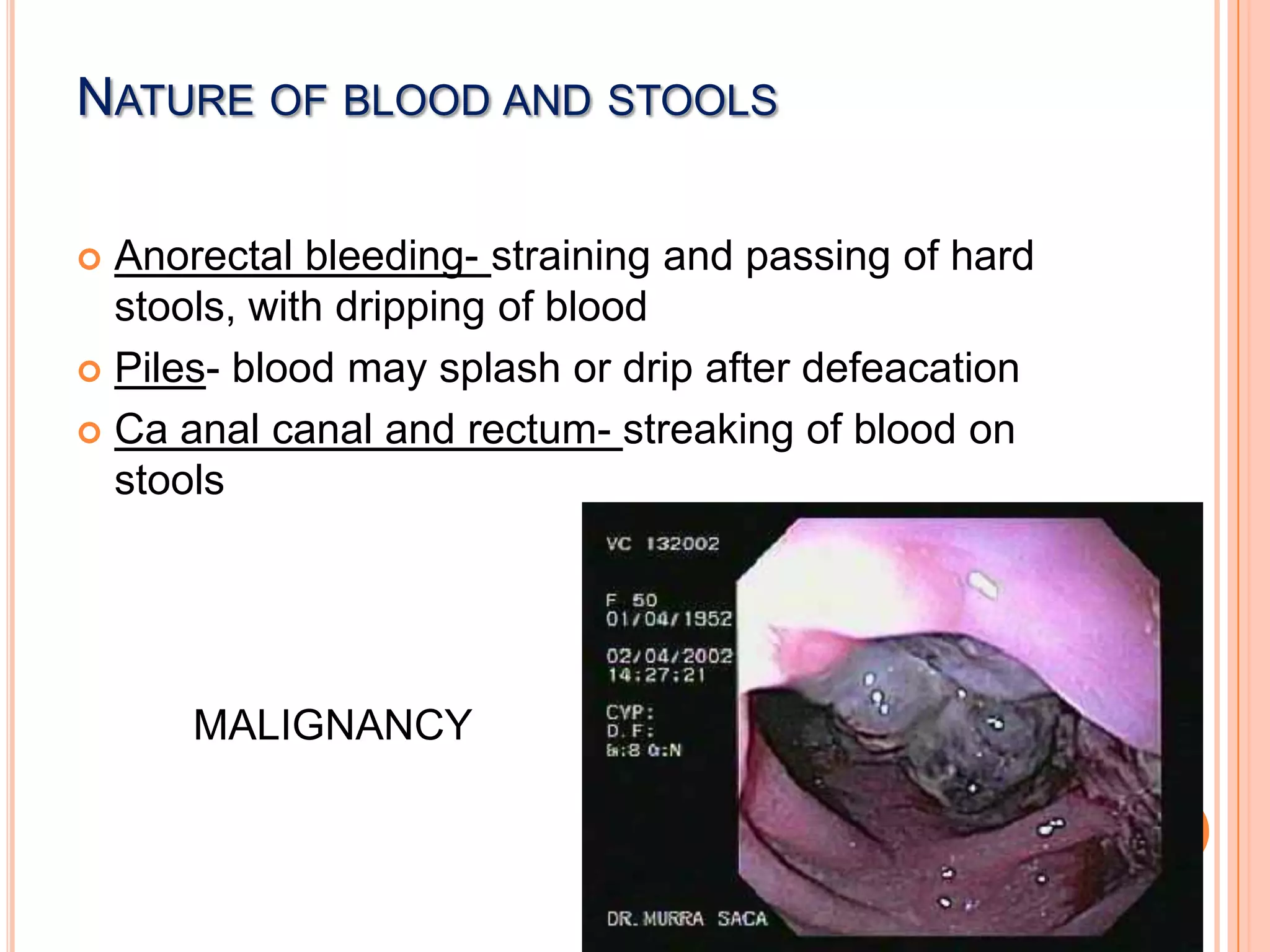 History taking and physical examination for lower gastro intestinal ...