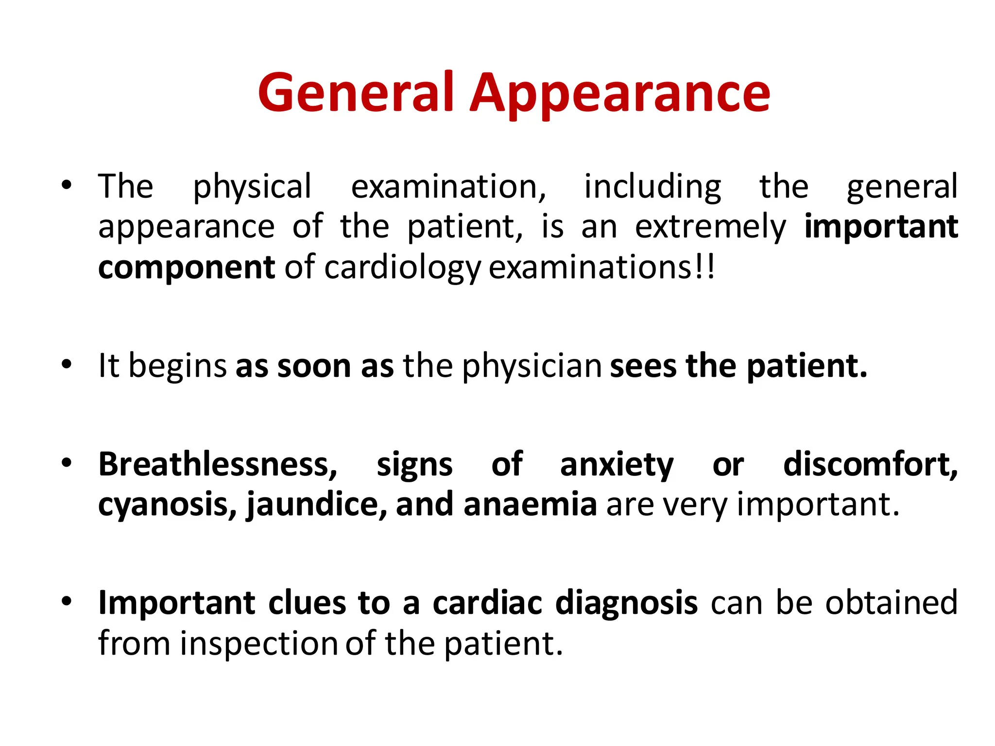 History Taking and Physical Examination of Cardiovascular System-The ...