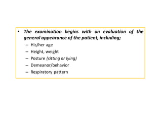 History Taking and Physical Examination of Cardiovascular System-The ...
