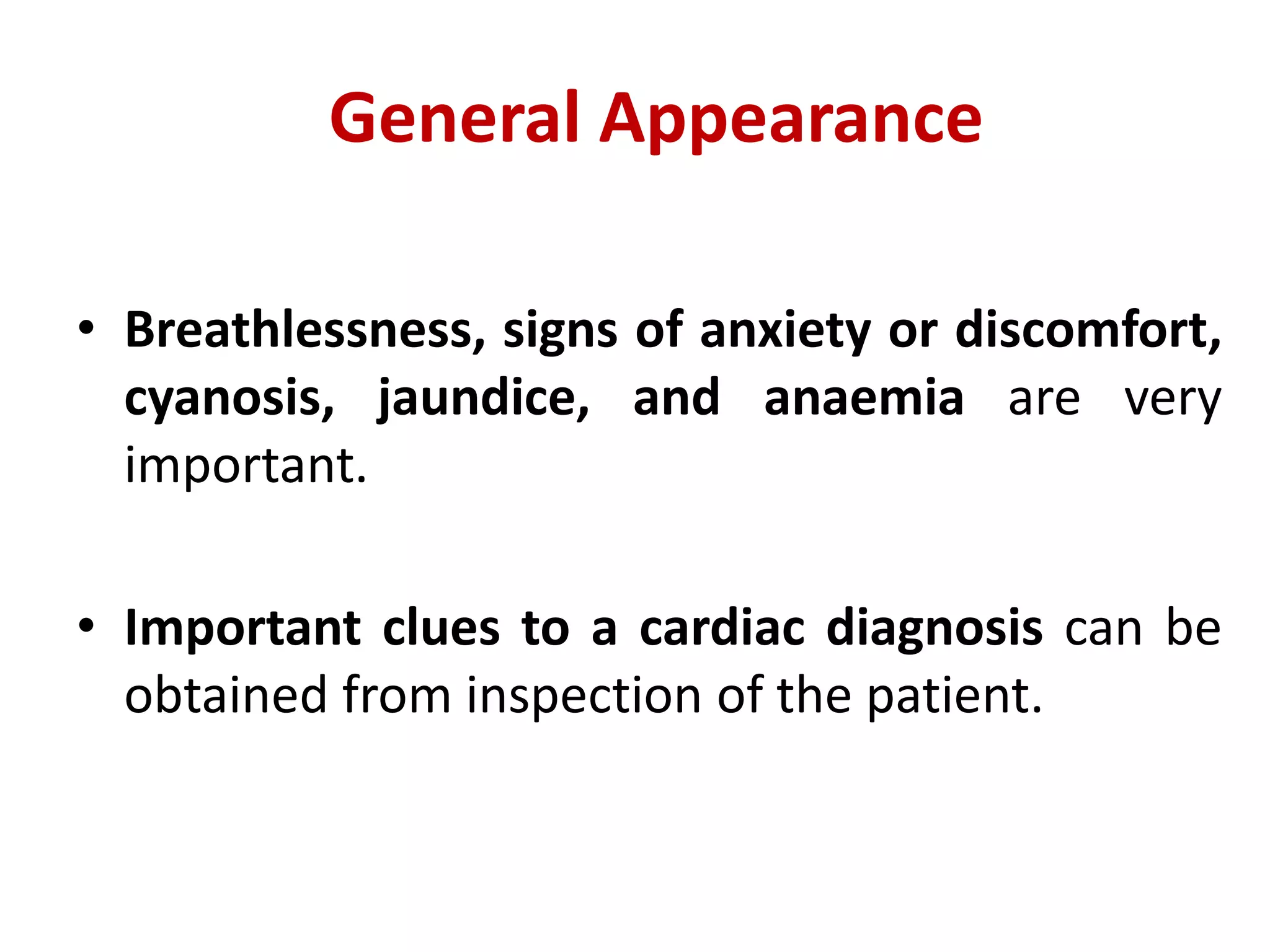 History Taking and Physical Examination of Cardiovascular System-The ...