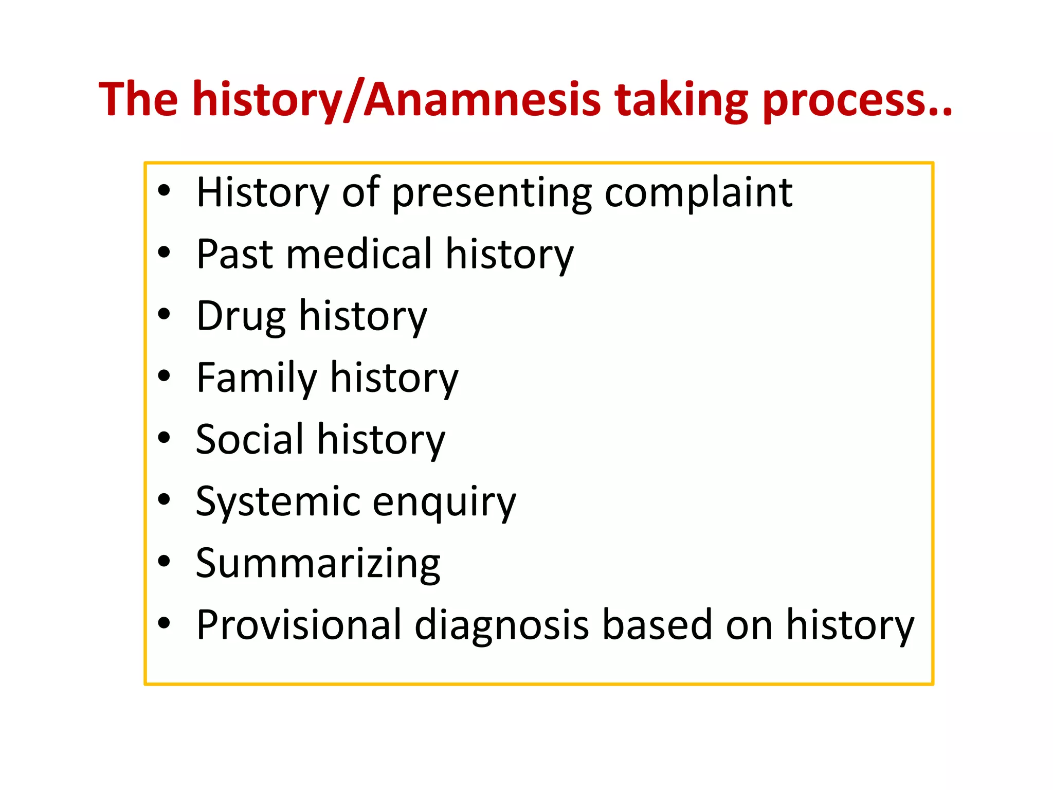 History Taking and Physical Examination of Cardiovascular System-The ...