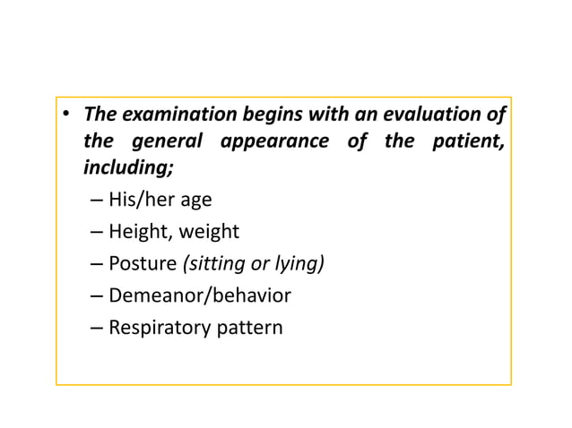 History Taking and Physical Examination of Cardiovascular System-The ...