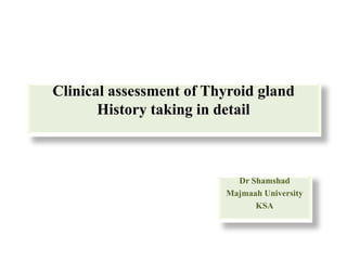 history taking Clinical assessment of endocrine system 2022.pdf