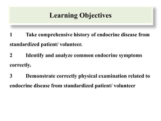 history taking Clinical assessment of endocrine system 2022.pdf