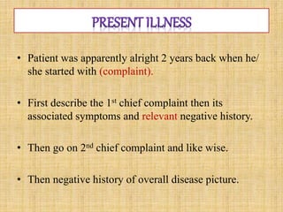 History taking & examination in ENT | PPTX