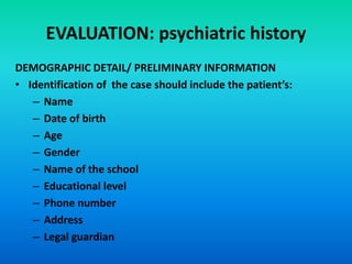 History taking for child | PPTX