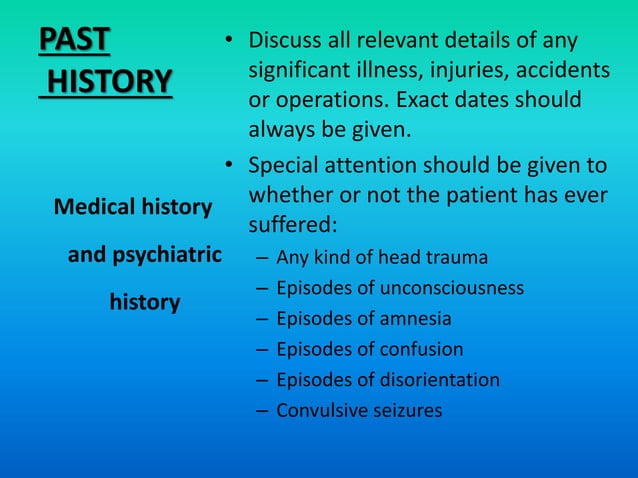 History taking for child | PPTX