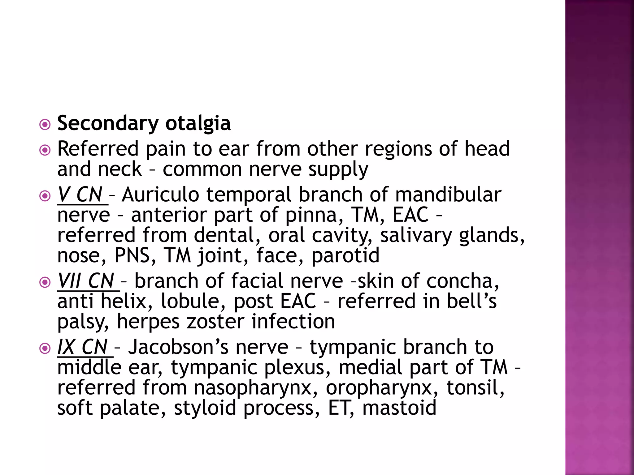 History taking in ear diseases | PPTX