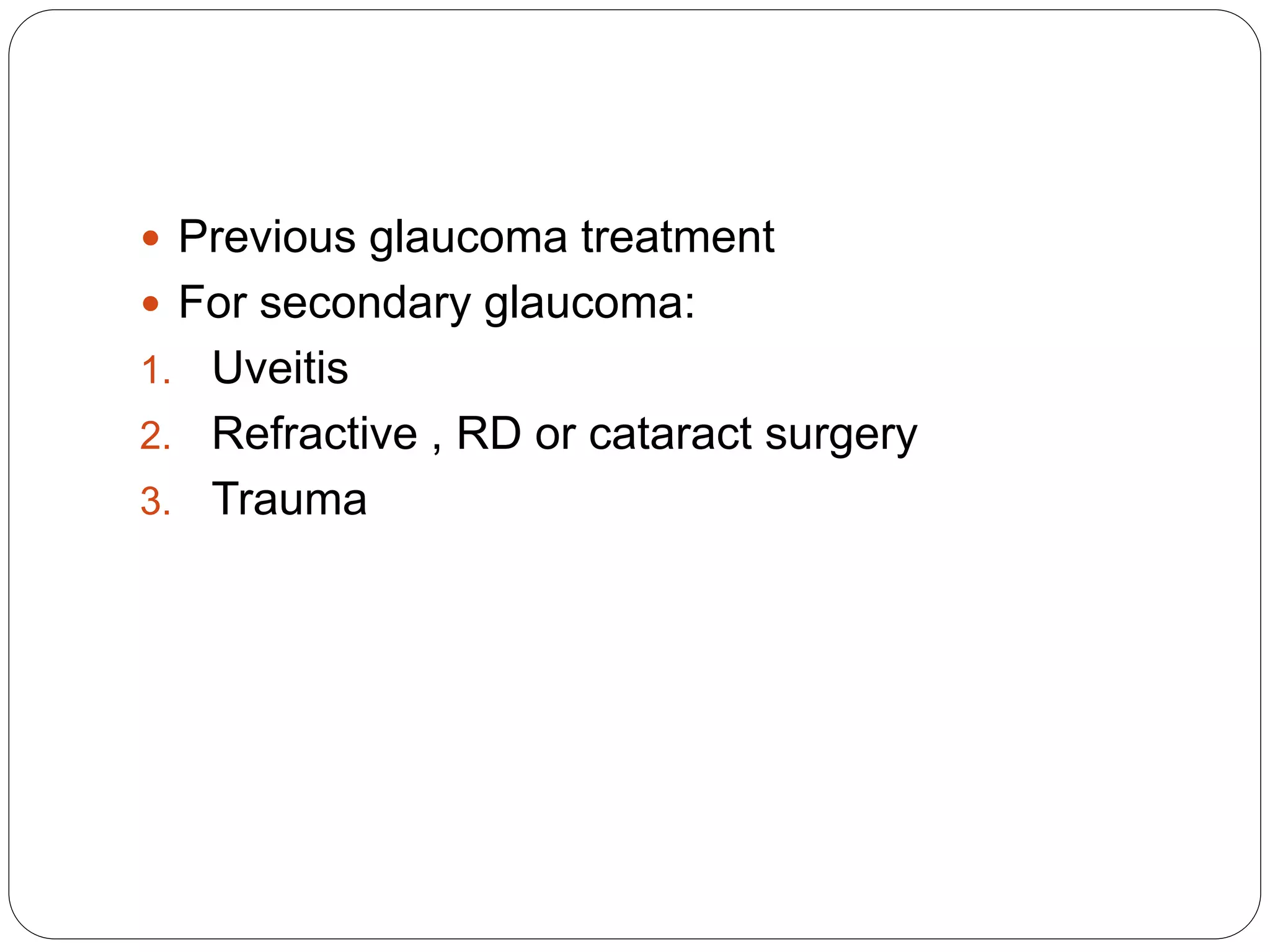 History taking in glaucoma | PPTX