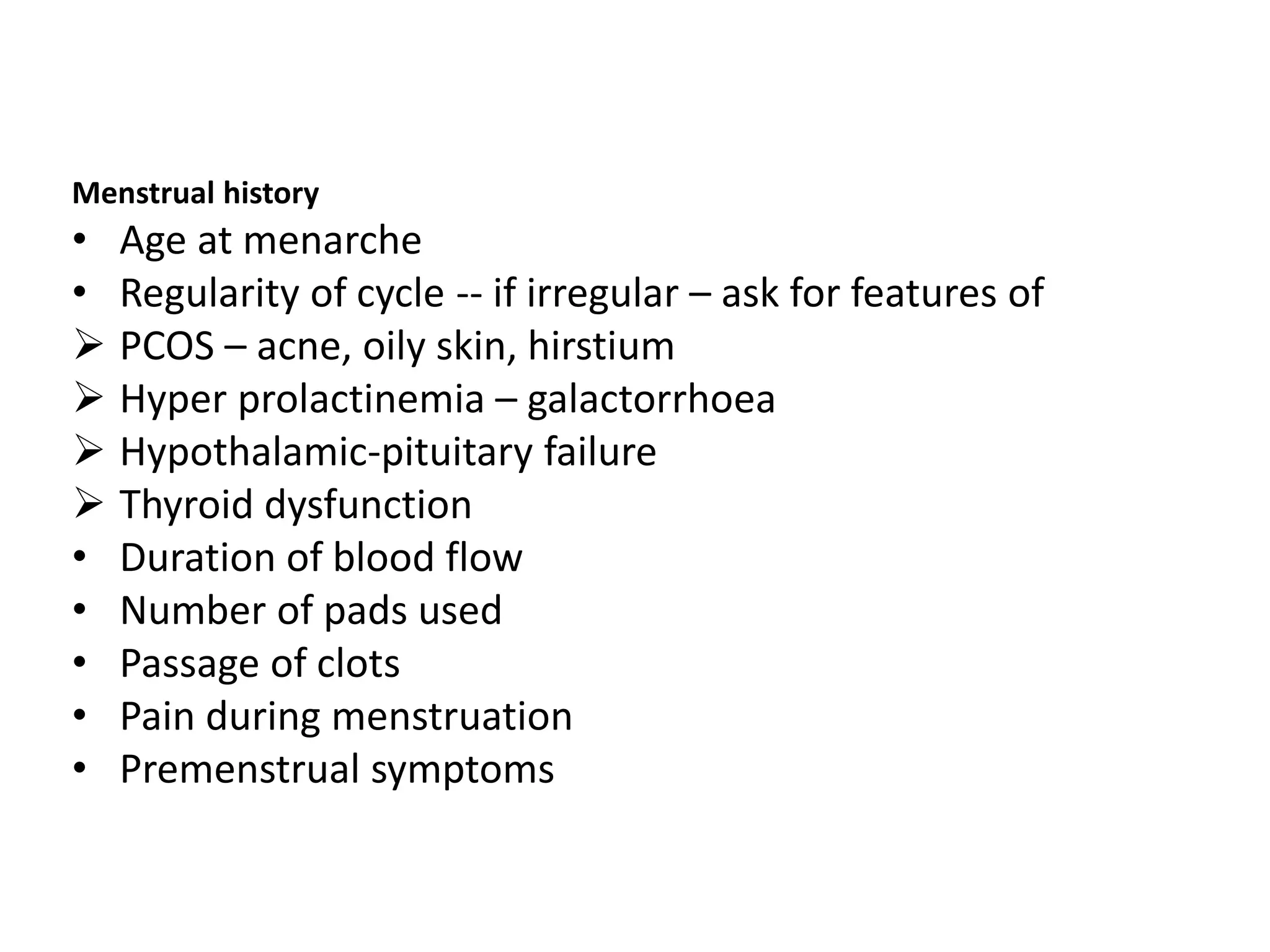 History taking in gynaecology | PPTX