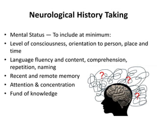History Taking in Neurology.pptx