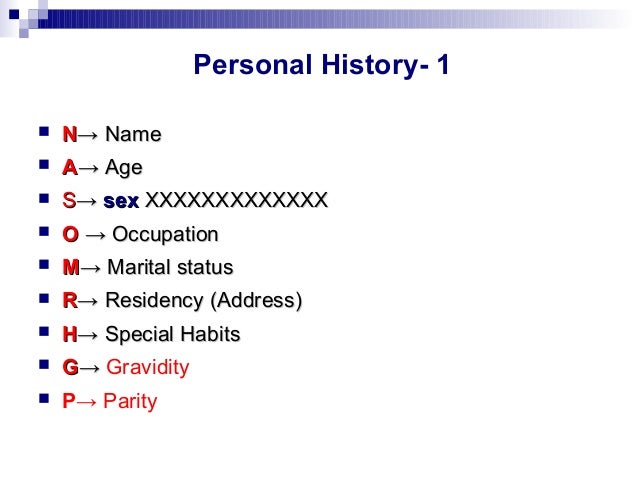 Obestetrics history taking and examination