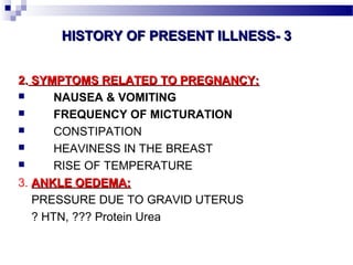 Obstetric History and Examination | PPT