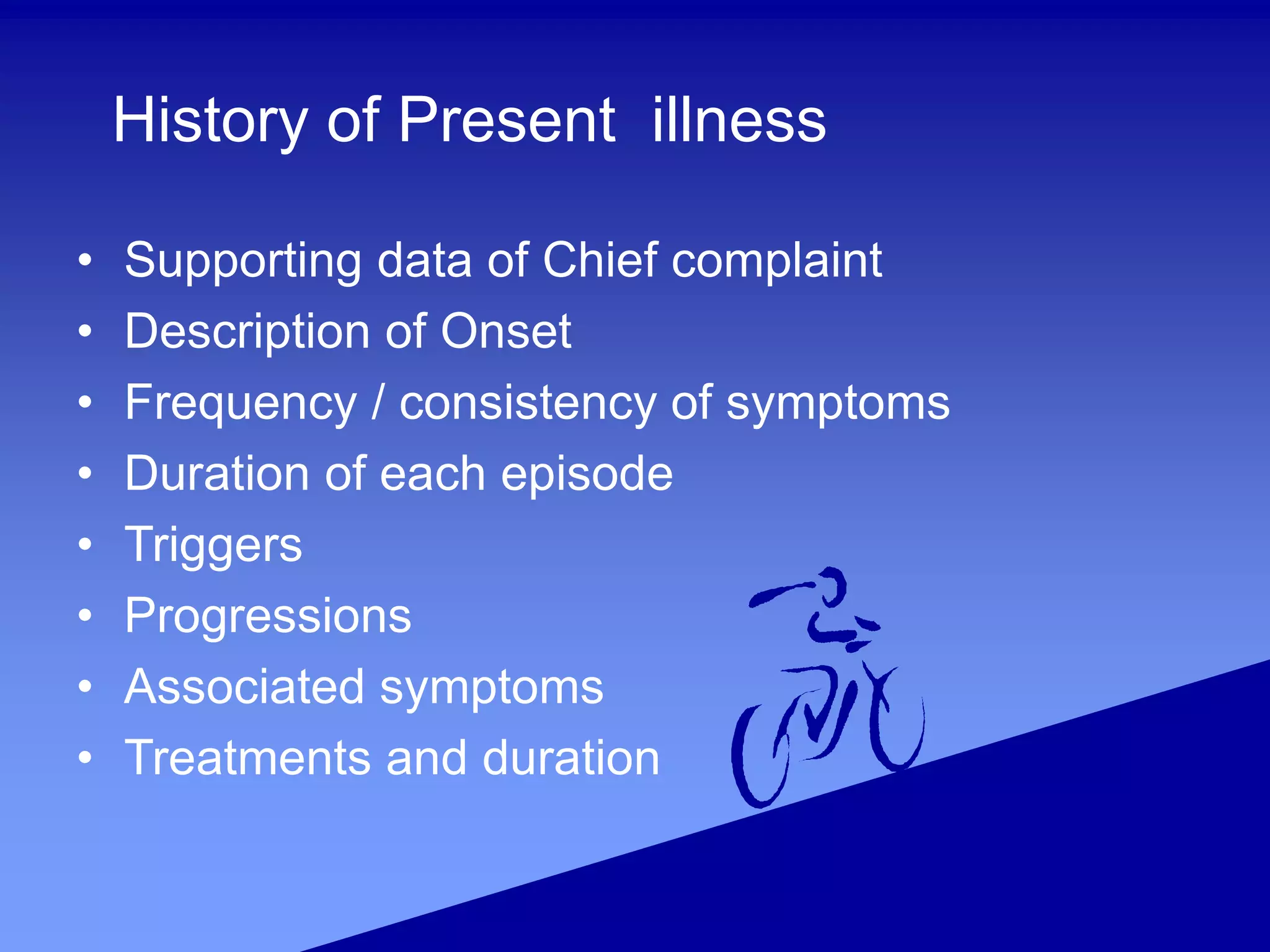 History taking in ophthalmology | PPTX