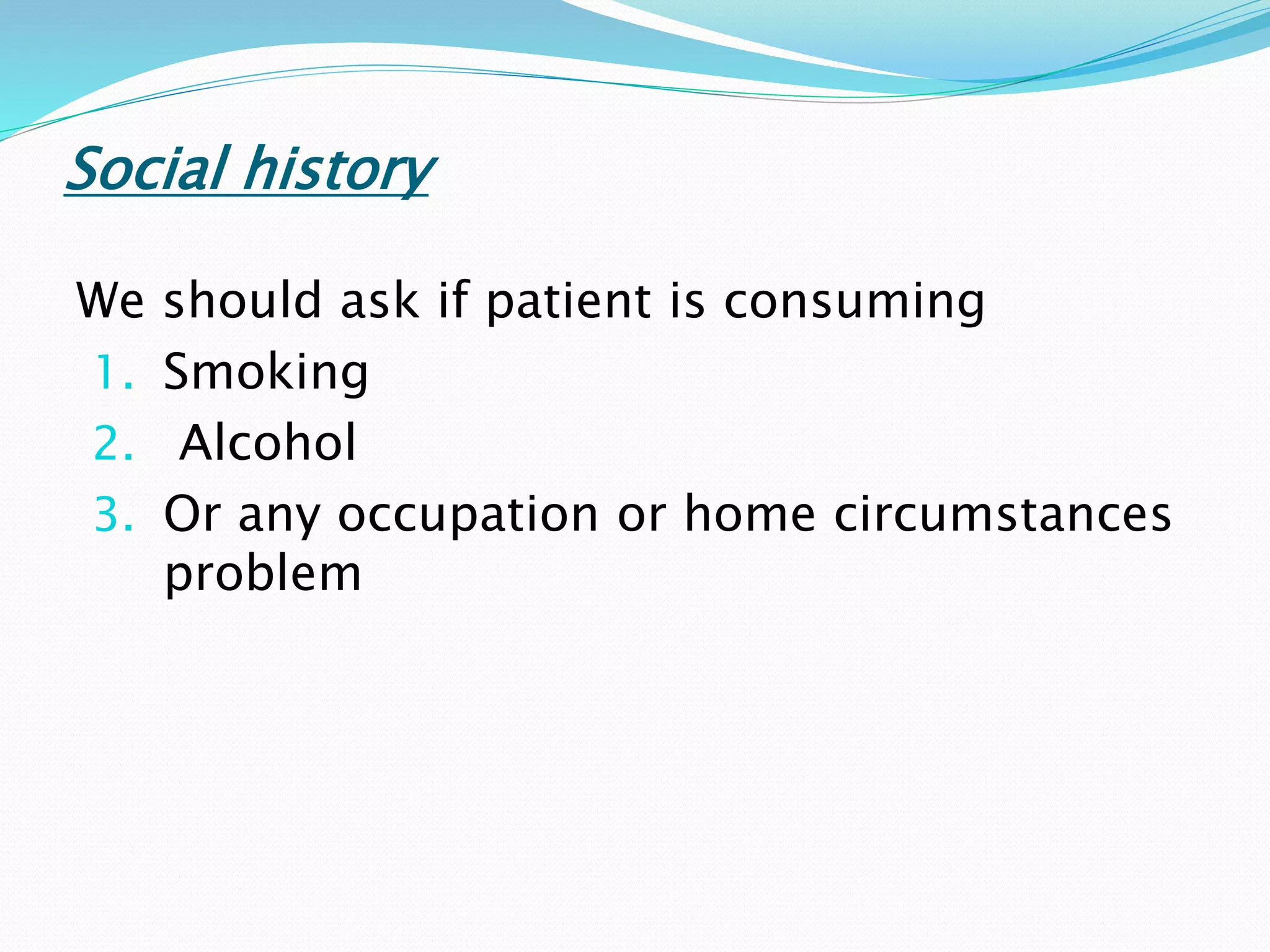 History taking in optometry | PPTX