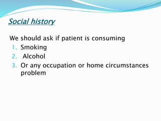 History taking in optometry | PPTX