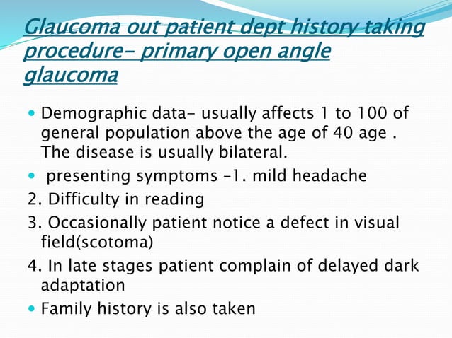 History taking in optometry | PPTX | Eye and Vision Conditions ...