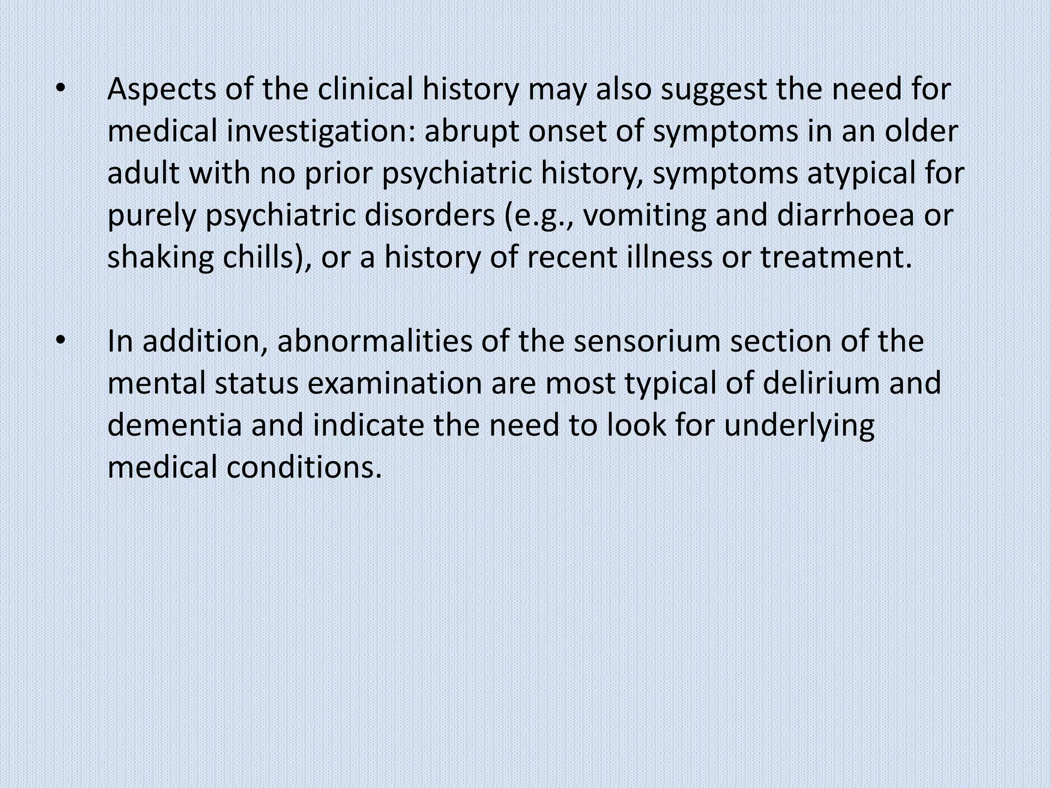 History taking in psychiatry | PPTX