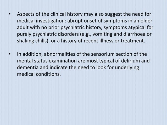 History taking in psychiatry | PPTX