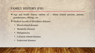 GENERAL HISTORY TAKING & PHYSICAL EXAMINATION | PPTX