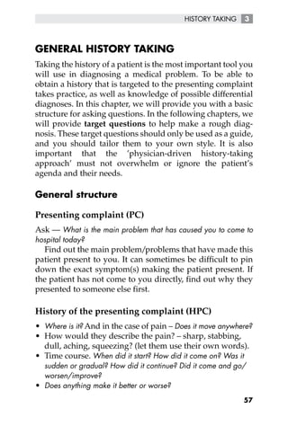 History Taking (System Wise) - Elsevier Health | PDF