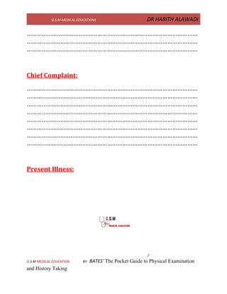 History taking template | PDF