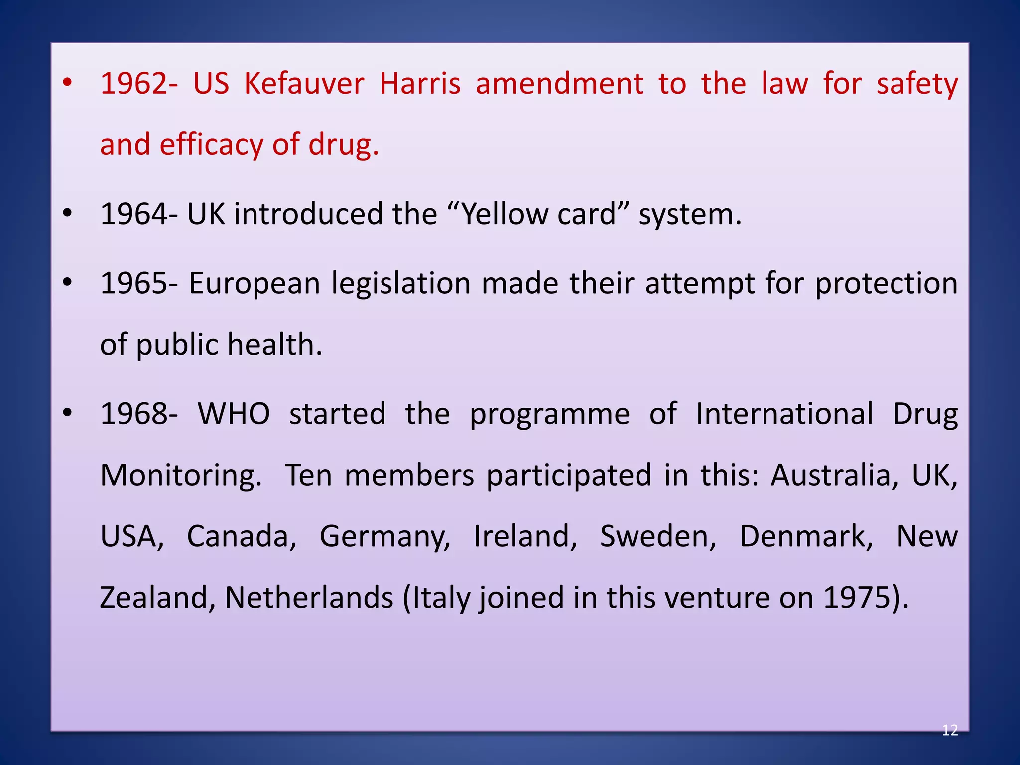 History that lead to Pharmacovigilance.pptx