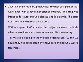 History that lead to Pharmacovigilance.pptx | Chemistry | Science