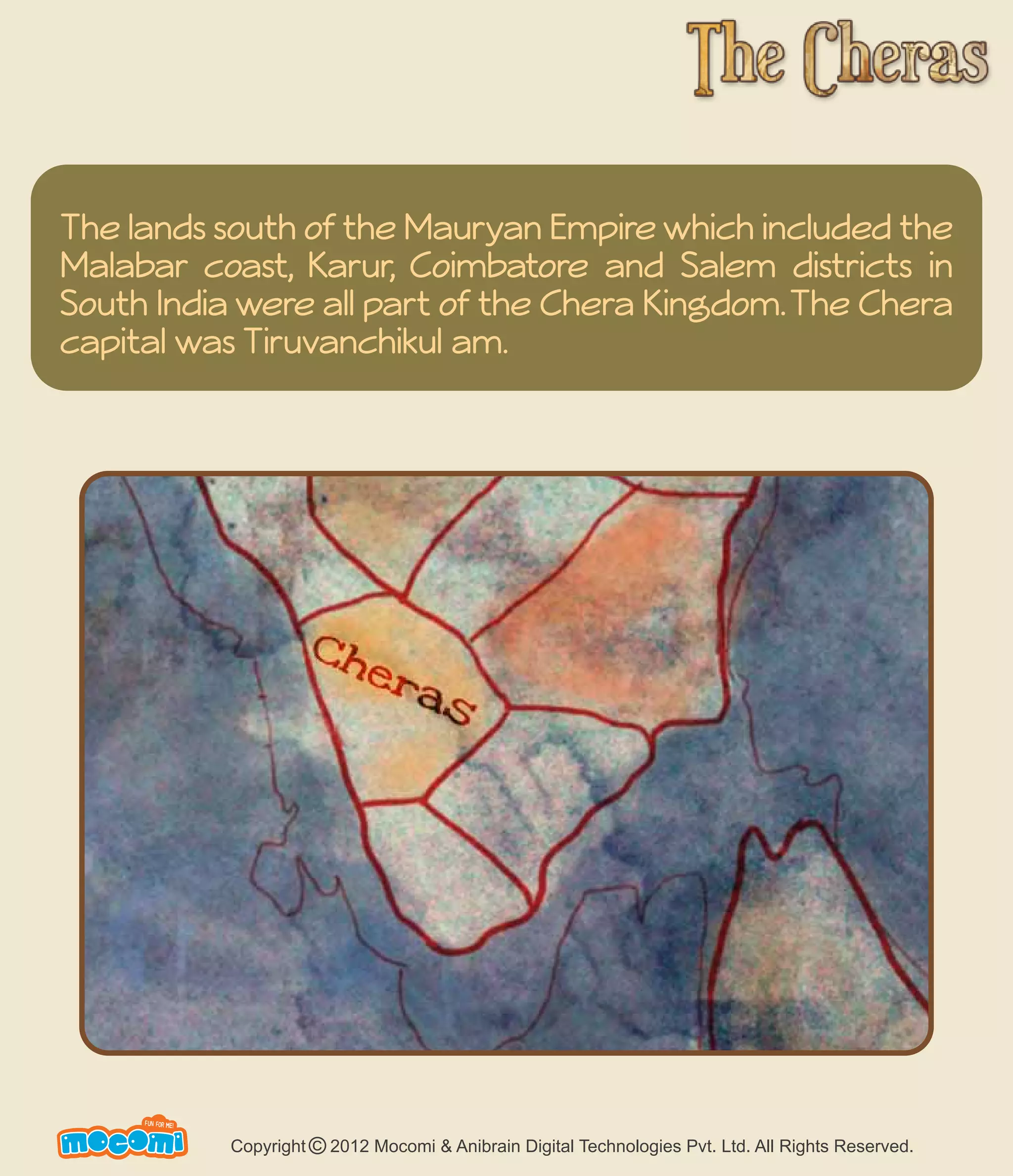 The Cheras - History – Mocomi.com