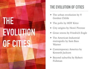 Part 1 - Urban planning history, theories, and concepts | PDF