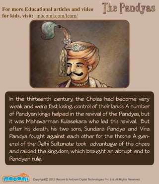 The Pandyas - History – Mocomi.com