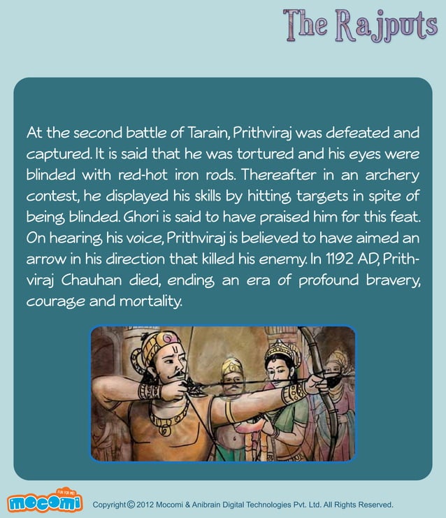 The Rajputs - History – Mocomi.com