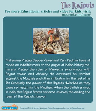 The Rajputs - History – Mocomi.com