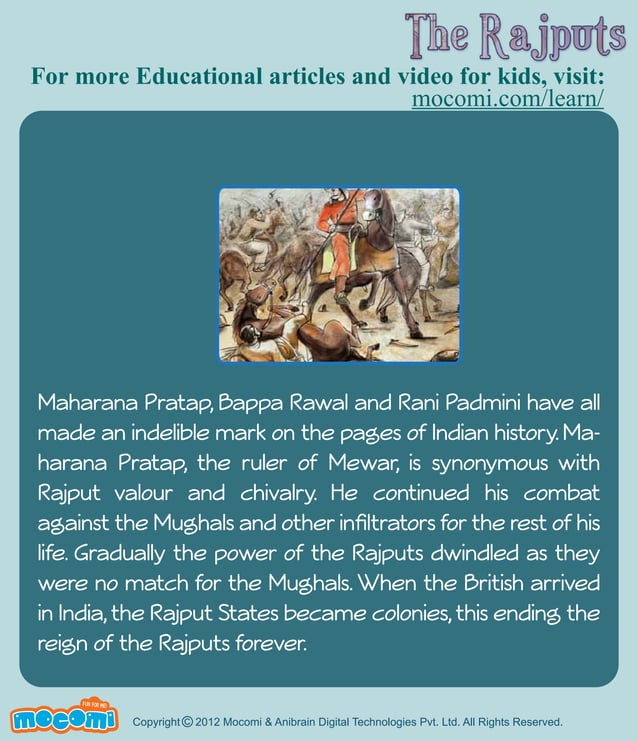 The Rajputs - History – Mocomi.com