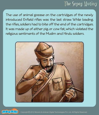 Sepoy Mutiny - Revolt of 1857 in India - History – Mocomi.com