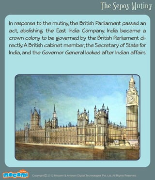 Sepoy Mutiny - Revolt of 1857 in India - History – Mocomi.com