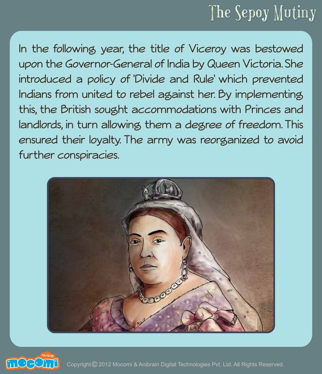 Sepoy Mutiny - Revolt of 1857 in India - History – Mocomi.com