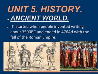 History timeline tercero | PPTX